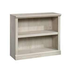 sauder select 2 shelf bookcase, l: 35.28" x w: 13.23" x h: 29.92", chalked chestnut finish