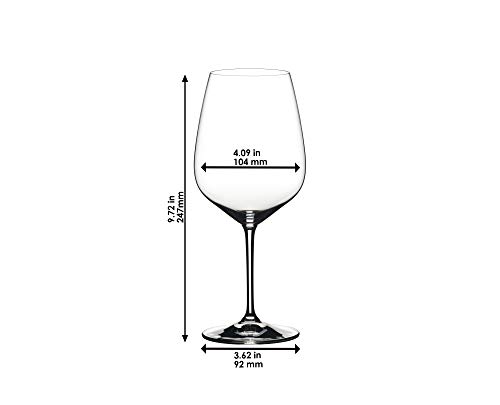 Riedel Extreme Cabernet Wine Glasses, Set of 4, Clear, 28.22 ounces