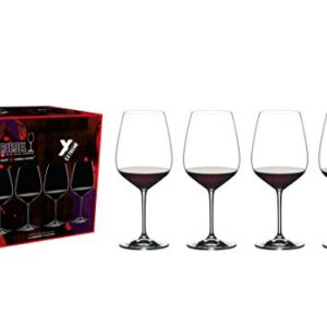 Riedel Extreme Cabernet Wine Glasses, Set of 4, Clear, 28.22 ounces