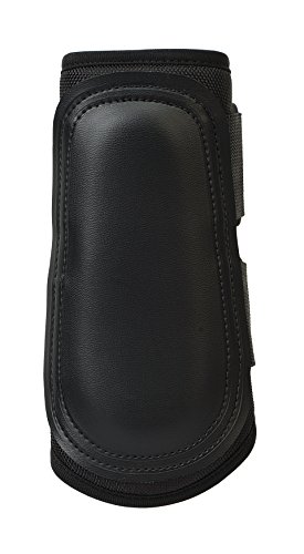 Weaver Leather Splint Boots with Xtended Life Closure System, Large, Black