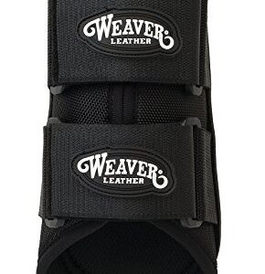 Weaver Leather Splint Boots with Xtended Life Closure System, Large, Black