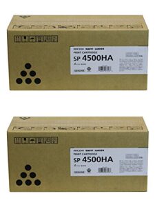 ricoh 407316 high yield print cartridge 2-pack for sp 4510dn, sp 4510sf