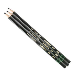 3x Stabilo-All Pencils, Black (Black)