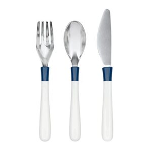 oxo tot cutlery set for big kids - navy