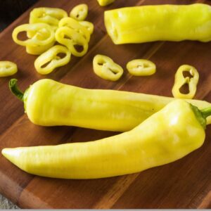 Banana Pepper Seeds for Planting, 100+ Heirloom Seeds Per Packet, (Isla's Garden Seeds), Non GMO Seeds, Other Name: Yellow Wax Pepper/Banana Chilies, Scientific Name: Capsicum annuum