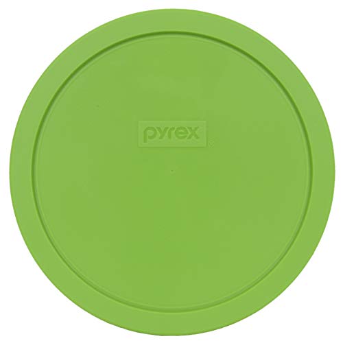 Pyrex (2 7402-PC Green 7 Cup, (2) 7201-PC Edamame Green 4 Cup, & (2) 7200-PC Lawn Green 2 Cup Plastic Storage Lids, Made in USA