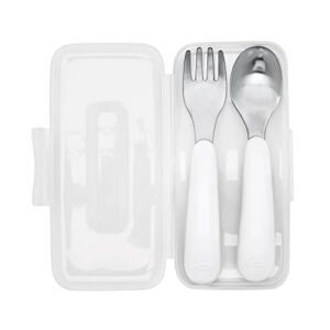 OXO Tot On-The-Go Fork And Spoon Set - Navy