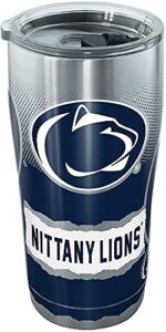 tervis triple walled penn state university nittany lions insulated tumbler cup keeps drinks cold & hot, 20oz - stainless steel, knockout