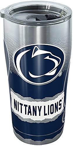 Tervis Triple Walled Penn State University Nittany Lions Insulated Tumbler Cup Keeps Drinks Cold & Hot, 20oz - Stainless Steel, Knockout