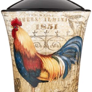 Certified International 23656 Gilded Rooster Canister Set (3 Piece), One Size, Multicolor