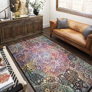 mohawk home joliet area rug, 5 x 8 ft, multi