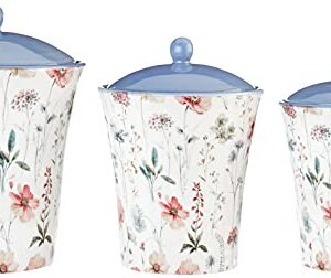 Certified International 3 Pc. Canister Set Ceramic Serveware, One Size, Multicolor