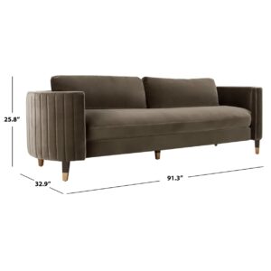 Safavieh Couture Collection Winford Giotto Mouse Velvet Sofa