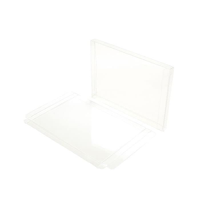 ClearBags Crystal Clear Greeting Card Boxes A7, 25 Pack, 5x7 Box Case for Cards, Envelopes, Party Favors, Treats, Photo Storage, Gift Holder, Stationery Organizer, Small Business Packaging & Supplies, FB4A