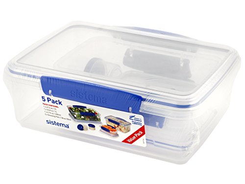 Sistema System 4057 Containers, Set 5 Units