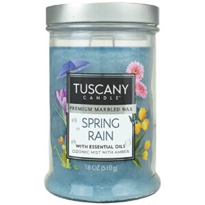 tuscany spring rain candle, 18 ounce