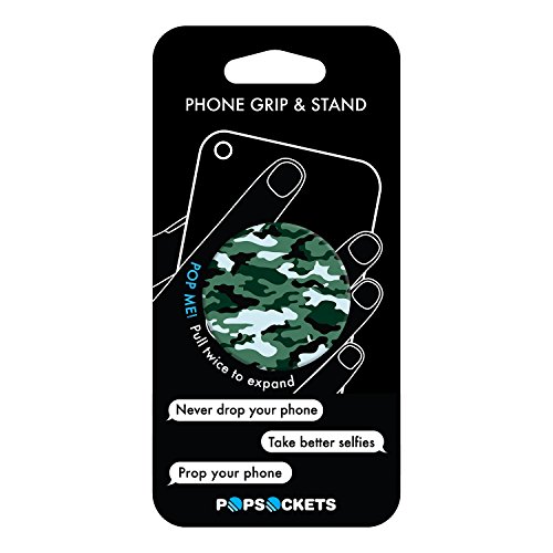 PopSockets Collapsible Grip & Stand for Phone and Tablets - Dark Green Camo