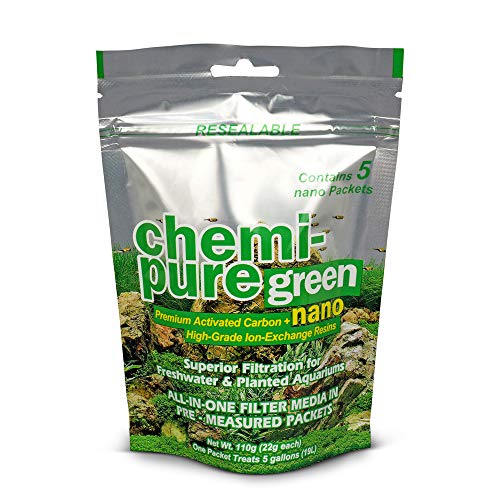 Boyd Enterprises CPGNnano5 Chemi-Pure Green Nano 5 Pack Aquarium Filtration