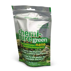 Boyd Enterprises CPGNnano5 Chemi-Pure Green Nano 5 Pack Aquarium Filtration