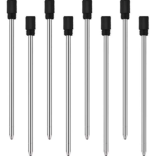 24 Pieces Ballpoint Pen Refills for Diamond Crystal Stylus Pens, 2.75 Inches (Black Ink)