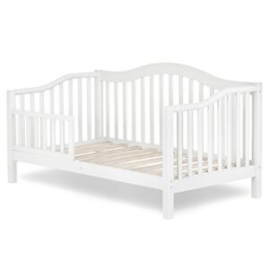 Dream On Me Austin Toddler Day Bed in White, Greenguard Gold Certified 54x30x29 Inch (Pack of 1)