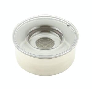 slopper stopper dripless water bowls - stainless steel bowl unit - for large breed dogs 51-85 lbs, 9.84” dia, 1 gallon capacity