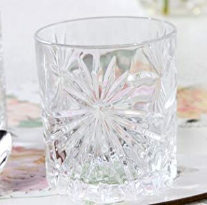 RCR Oasis Crystal Short Whisky Water Tumblers Glasses, 320 ml, Set of 6, 23 x 15.5 x 15.5 cm