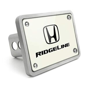 ipick image made for honda ridgeline uv graphic white billet aluminum 2 inch tow hitch cover