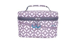 embark personal lunch bag - gray geo print