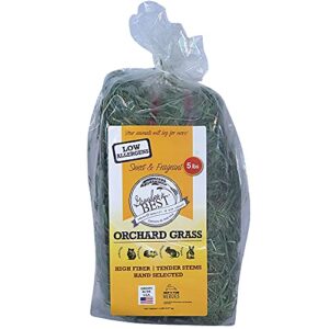 grandpa's best orchard grass bale, 5 lbs,green