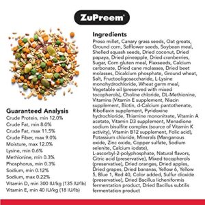 ZuPreem Smart Selects Bird Food for Medium Birds, 2.5 lb (Pack of 2) - Everyday Feeding, Cockatiels, Quakers, Lovebirds, Small Conures