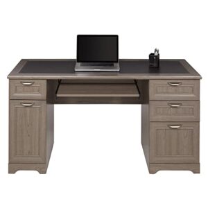 realspace® magellan 59"w manager's desk, gray