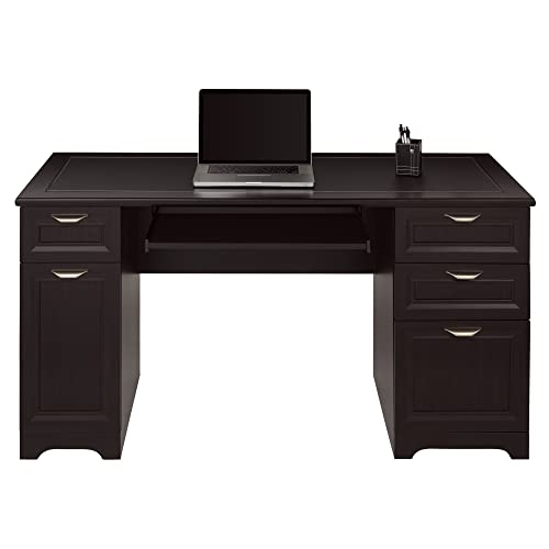 Realspace® Magellan 59" W Manager's Desk, Espresso