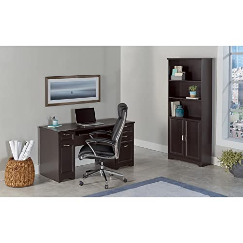 Realspace® Magellan 59" W Manager's Desk, Espresso