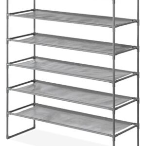 Whitmor Spacemaker 6-Tier Shelves, Gunmetal