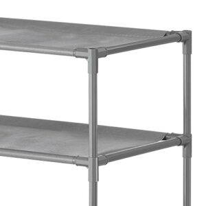 Whitmor Spacemaker 6-Tier Shelves, Gunmetal