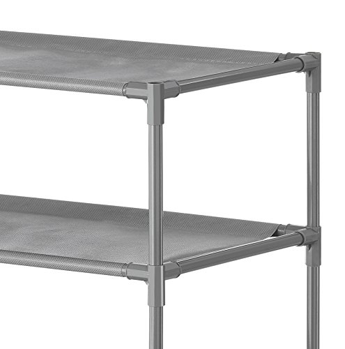 Whitmor Spacemaker 6-Tier Shelves, Gunmetal