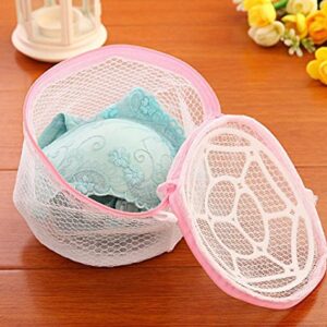 Laundry Bag, Staron Delicates Bra Wash Bags Laundry Bag Zipper Mesh Wash Bag for Hosiery, Underwear, Bra, Garment Lingerie Effective Protection Storage Organize Drying Machine Washing Bag (White)