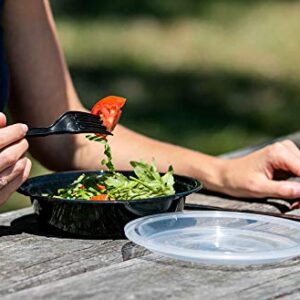 Meal Prep Container Reusable with Lids [25 Set- 24oz] Round Ideal-Lunch Container, Food Prep Containers, Food Storage Bento Box, Portion Control | Stackable | Microwave | Dishwasher | Freezer Safe.