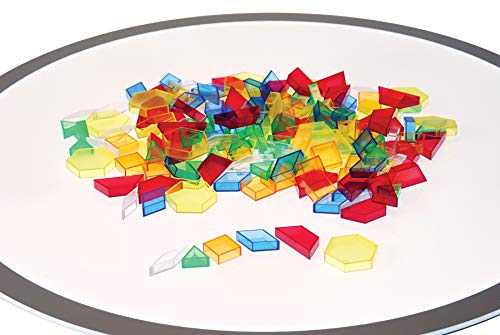 TickiT 9247 Translucent Hollow Pattern Blocks (Pack of 180)