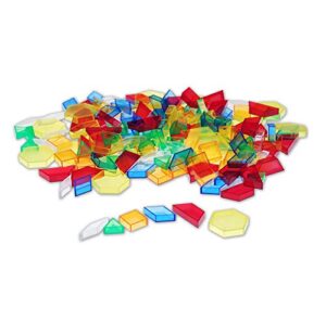 tickit 9247 translucent hollow pattern blocks (pack of 180)