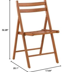 Winsome Robin 4-PC Folding Set Teak Chair