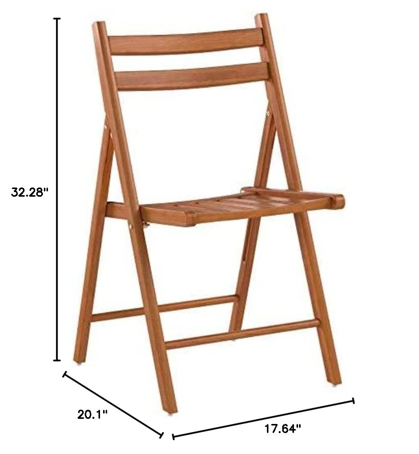 Winsome Robin 4-PC Folding Set Teak Chair