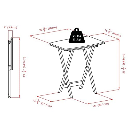 Winsome Wood Dylan Snack Table Teak