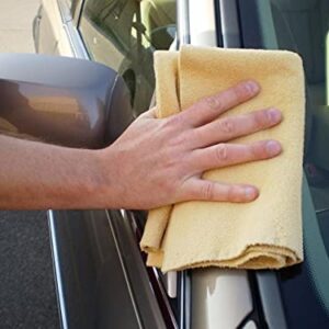 A&H Branded Products Tuff Scrub Micro Magic The Ultimate Towel, Premium Cleaning Cloth Ideal for Auto, Home, Car, Windows, High Absorbent, Lint-Free, Streak-Free, 15" X 24", (2 Towels)