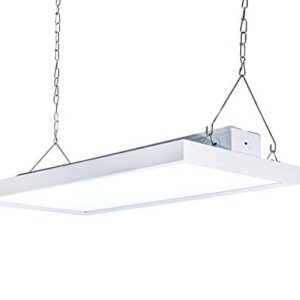 Parmida 2FT LED Linear High Bay Shop Light, 105W, 130LM/W, 0-10V Dimmable, Commercial Industrial Warehouse Area Lighting, 5000K, Hanging Chain Included, UL-Listed & DLC 4.2 Qualified