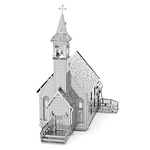 Fascinations Metal Earth Old Country Church 3D Metal Model Kit