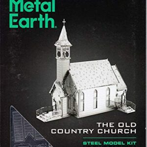 Fascinations Metal Earth Old Country Church 3D Metal Model Kit