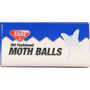 MADE IN THE USA - Enoz Old Fashioned Moth Balls - 1.5 Pound