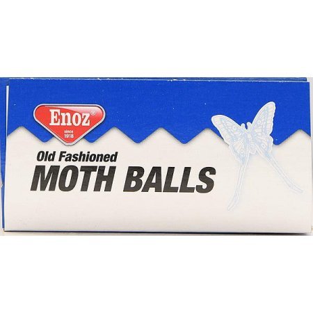 MADE IN THE USA - Enoz Old Fashioned Moth Balls - 1.5 Pound